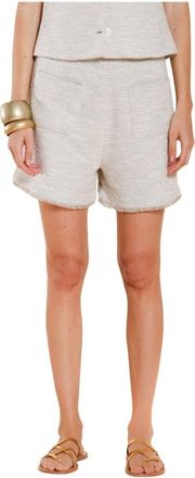 Mason's Femme, Shorts, Beige, Taille: 40 FR Jolie Chino Bermuda