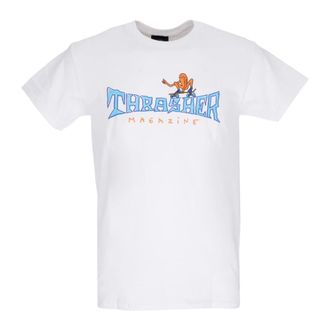 Thrasher Wei&szlig;es Herren Thumbs Up Tee - - Tops - Herren - Wei&szlig; - XL