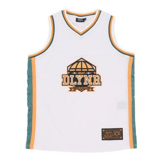 Dolly Noire Ziegenpatch Logo Mesh Tank Top - - Tops - Herren - Wei&szlig; - L