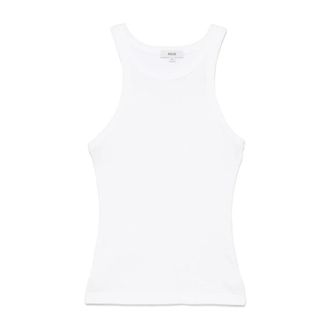 A Gold E Wei&szlig;e Damenbluse - - Tops - Damen - Wei&szlig; - L