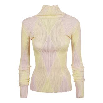 Burberry Femme, Pulls, Multicolore, Taille: 38 FR Tricot Col Roulé