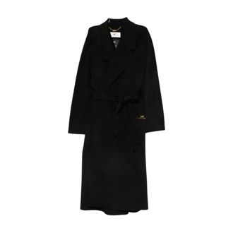 Elisabetta Franchi G&uuml;rtelmantel - - Coats - Damen - Schwarzk - L