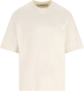 Golden Goose Homme, Tops, Beige, Taille: M T-Chemises