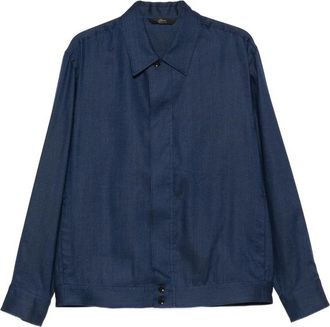 Brioni Zipped Shirt Jacket