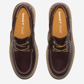 Timberland Womens Loafers Stone Street Leather Brown
