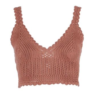 Ermanno Scervino Damen, Oberteile, Braun, MGr&ouml;&szlig;e