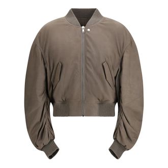 Rick Owens Secchia Flight Bomber - Homme - Vestes - Gris - Taille: S