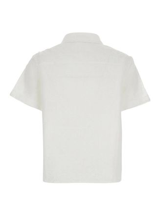 Dunst Womens Shirt Classic Collar White Cotton Blouses