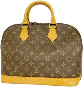 Louis Vuitton unisex, Pre-owned, Brun, Taille: ONE Size Sac &agrave; main en tissu doccasion