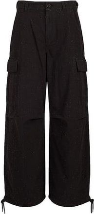 Alexander Wang Pantalon large en coton m&eacute;lang&eacute;