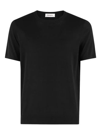 KANGRA t-shirt en maille fine - Noir