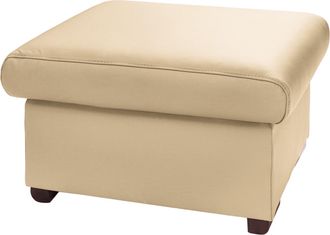 Loftscape home24 Polsterhocker Lamexa 70 x 44 x 60cm Beige/Warmes Beige