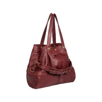 Jerome Dreyfuss Sac &eacute;paule craquel&eacute; en cuir