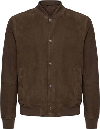 Salvatore Santoro Homme, Vestes, Brun, Taille: 2XL Leather Jacket