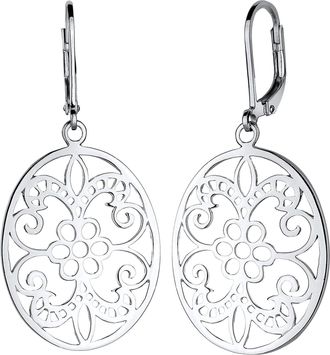 Elli Ohrringe Damen Ohrhänger Ornament Floral in 925 Sterling Silber