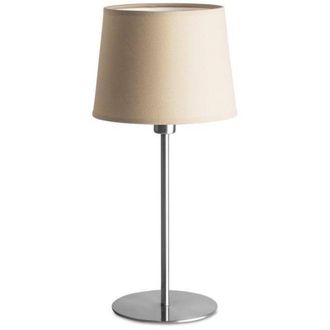 Leds - C4 Leds-C4 Bristol - Lampe de table &agrave; 1 lumi&egrave;re, nickel satin&eacute;, E27