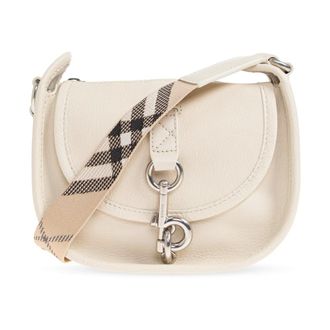 Burberry Femme, Sacs, Beige, Taille: ONE Size Mini Sac Messenger B Clip