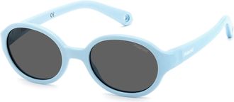 Polaroid KIDS Kinder Brille PLD K004/S Gr&ouml;&szlig;e 42-16 mm Azure polarisiert