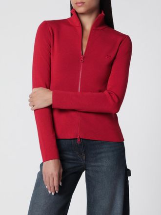 Courr&egrave;ges Pull col roul&eacute; zipp&eacute; en laine m&eacute;rinos &agrave; coupe slim