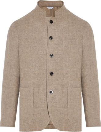 Boglioli Homme, Vestes, Beige, Taille: 2XL Wool Cashmere Jacket