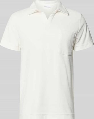 Lindbergh Relaxed Fit Poloshirt mit V-Ausschnitt