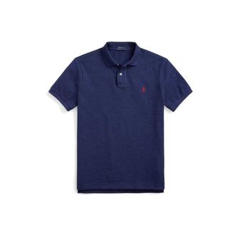 Polo Ralph Lauren Gerade geschnittenes Polo aus Baumwoll-Piqué - Blau