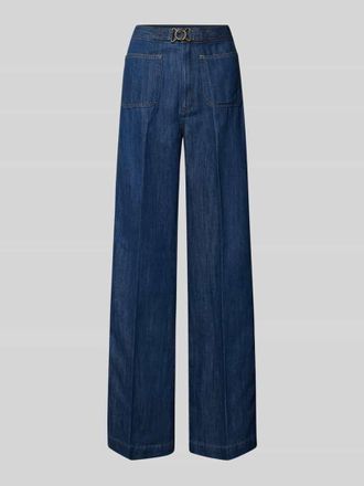 Polo Ralph Lauren Wide Leg Jeans aus Baumwoll-Leinen-Mix Modell LEATON