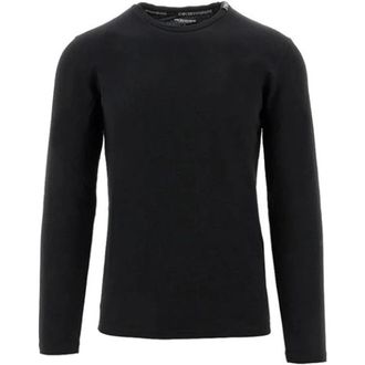 Emporio Armani 111023 Langarm-T-Shirt - - Knitwear - Herren - Schwarzk - S