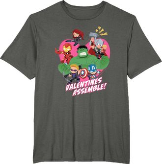 MARVEL Avengers Valentines Assemble T-Shirt