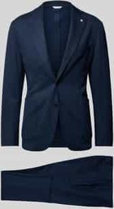 Manuel Ritz Slim Fit Anzug mit 2-Knopf-Sakko