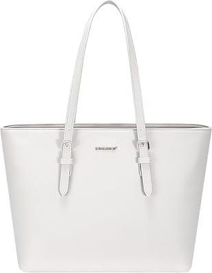 David Jones Sac &agrave; Main Shopping Femme Grand Format - Grand Cabas - Id&eacute;al sac cours - Cabas Fourre-Tout Cuir PU Anse Longue - Shopper Grande Capacit&eacute; A4 - Sac Etud