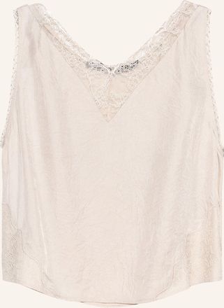 Bimba & Lola Bimba Y Lola Spitzen-Top grau