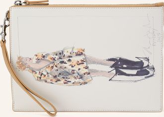 Marc Jacobs Pouch The Runway Illustration Wristlet beige