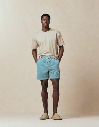 Polo Ralph Lauren Short &agrave; logo embl&eacute;matique - Bleu