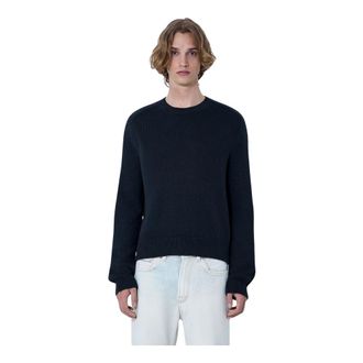 Our Legacy Rundhals-Pullover aus Wolle - - Knitwear - Herren - Schwarzk - XL