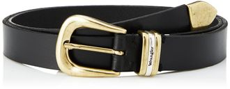 Wrangler Womens Triple Loop Belt, Black, 90