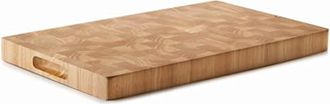 Lacor 60485 Schneidebrett Rubber Wood, Holz, braun, 53 x 33 x 4 cm