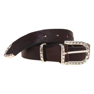 Alberto Luti Homme, Accessoires, Brun, Taille: 110 CM Ceintures
