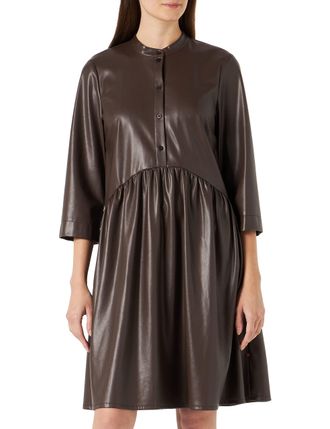 Vera Mont Damen 6409/4039 Kleid, Weiche Schokolade, 42