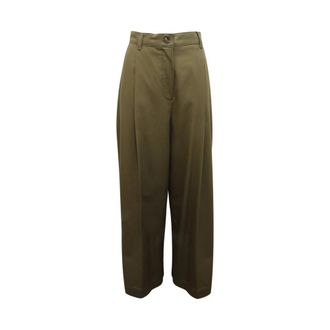 Max Mara Nebbie Hosen - - Trousers - Damen - Gr&uuml;n - M