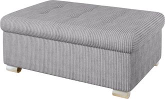 Mirjan24 Hocker Niko groß Sitzhocker Polsterhocker Sitzbank Fußbank Pouf Farbauswahl (Poso 110)