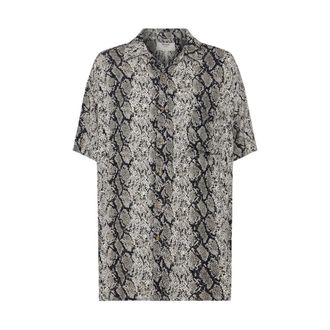 One Teaspoon Midh Snake Hemd - - Blouses & Shirts - Damen - Grau - S