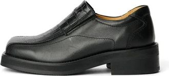 Soulland unisex, Chaussures, Noir, Taille: 37 EU Moog Croco Loafer