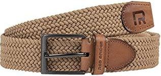 Red Bridge Ceinture élastique pour hommes et femmes ceinture tressée extensible unisexe Beige 110