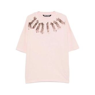 Palm Angels Homme, Tops, Rose, Taille: XL T-Chemises
