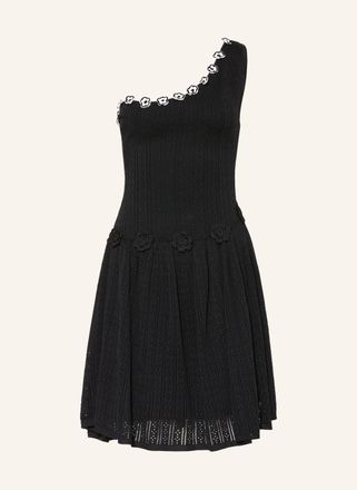 Claudie Pierlot Claudie Pierlot One-Shoulder-Strickkleid schwarz