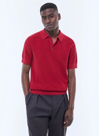 Fursac Polo en coton et cachemire - Taille XXL - Homme