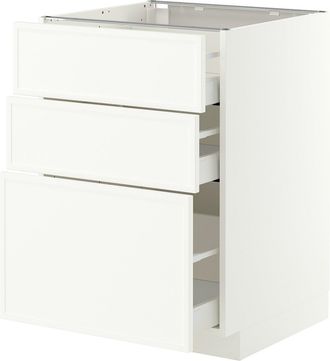 IKEA METOD / MAXIMERA Unterschrank mit 3 Schubladen