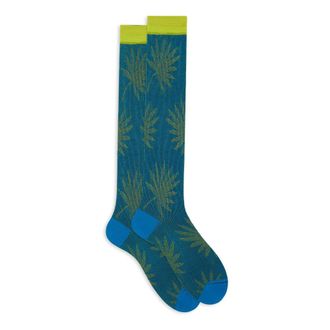 Gallo Gallo, Homme, Sous-vêtements, Multicolore, Taille: S Chaussettes longues pour hommes fabriquées en Italie en tissu de coton doux
