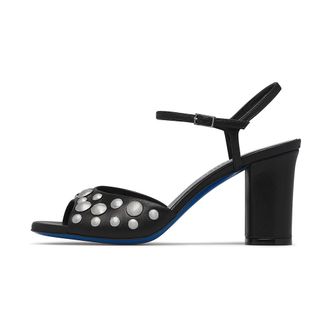 Loriblu Metal Studs Nappa Leder Sandalen - - Shoes - Damen - Schwarzk - 41 EU